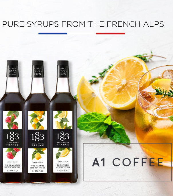 Ice Tea Syrups & Coolers From Monin Routin and Sweetbird – A1 Coffee