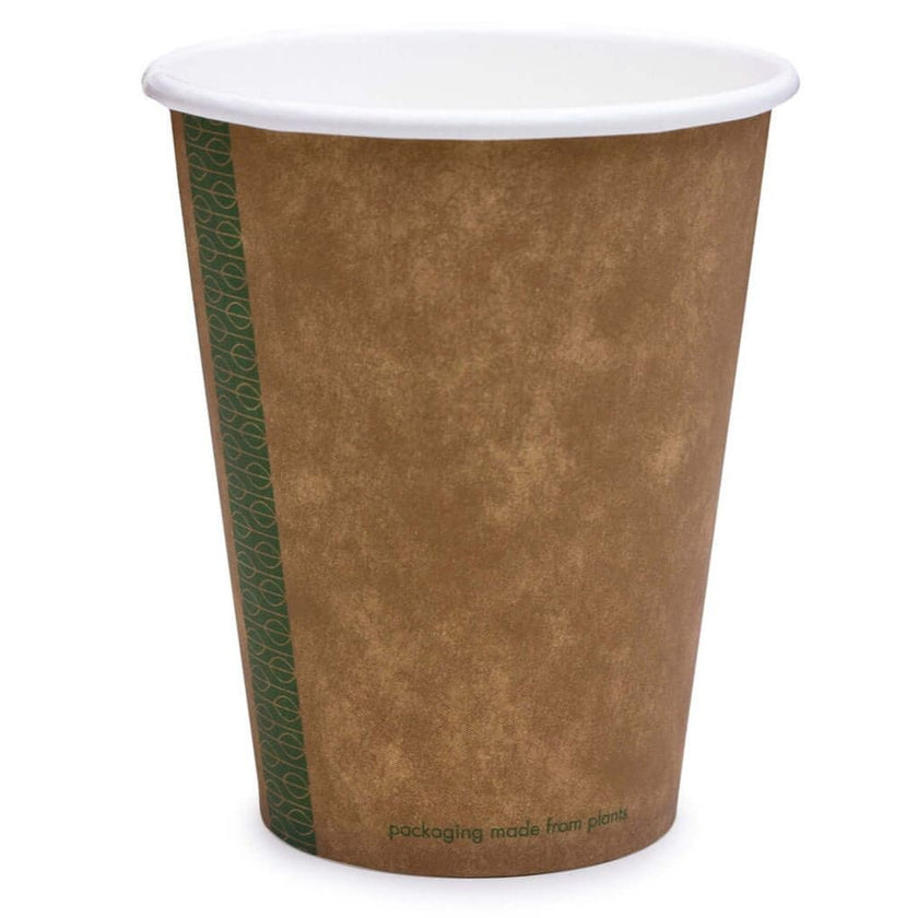 12oz Vegware Kraft Single Wall Disposable Cups | 1000 – A1 Coffee