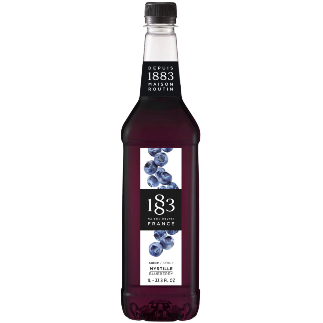 1883 Maison Routin Blueberry Syrup | 1 Litre Glass Bottle – A1 Coffee