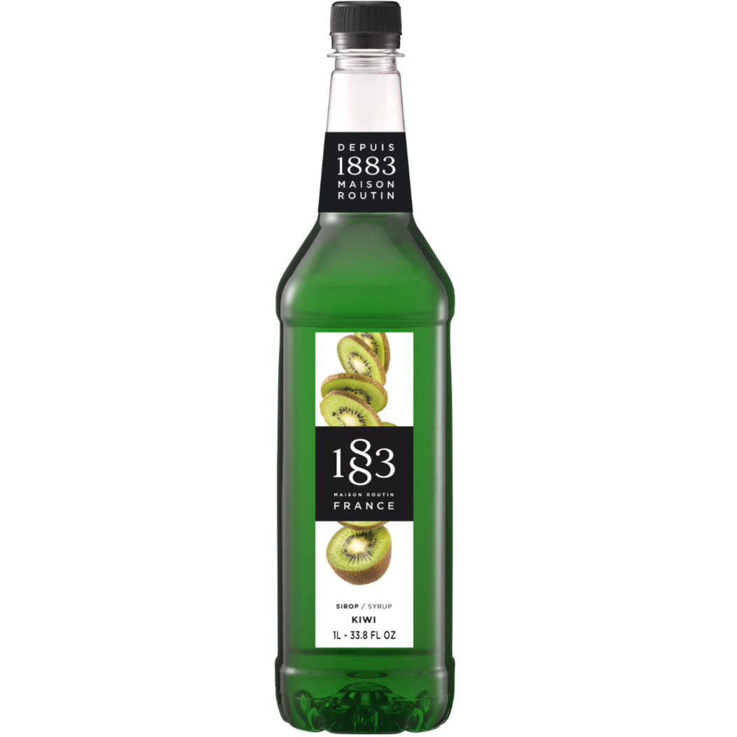 1883 Maison Routin Kiwi Flavour Syrup | 1 Litre Plastic Bottle – A1 Coffee