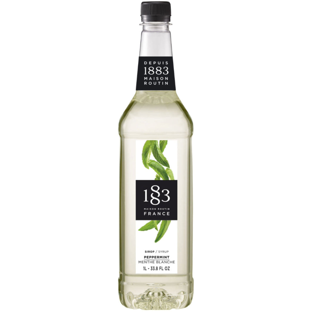 1883 Maison Routin Peppermint Syrup | 1 Litre Plastic Bottle – A1 Coffee