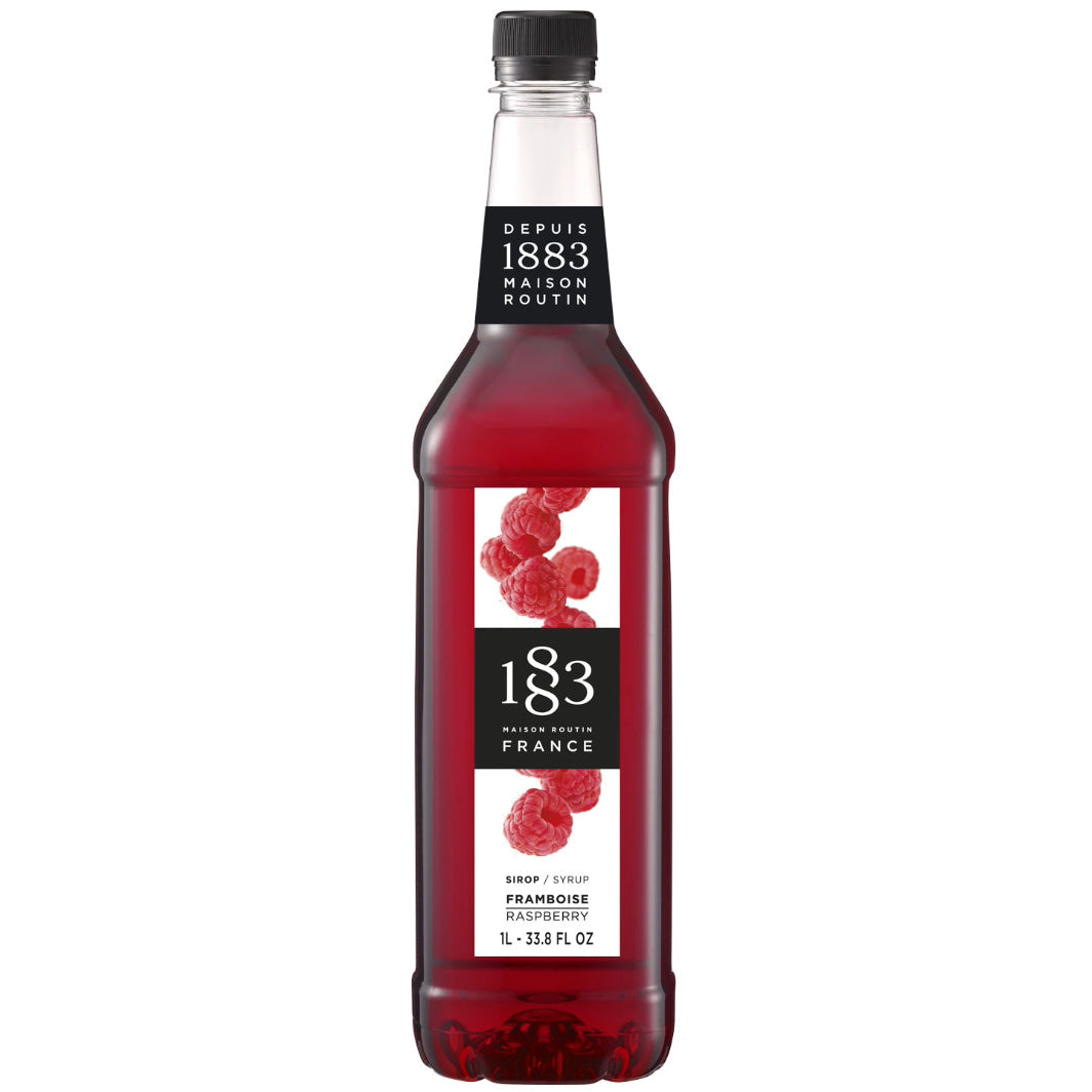 1883 Maison Routin Raspberry Syrup | 1 Litre Plastic Bottle – A1 Coffee
