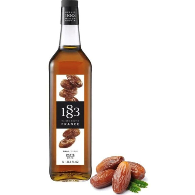 1883 Maison Routin Date Syrup | 1 Litre Glass Bottle – A1 Coffee