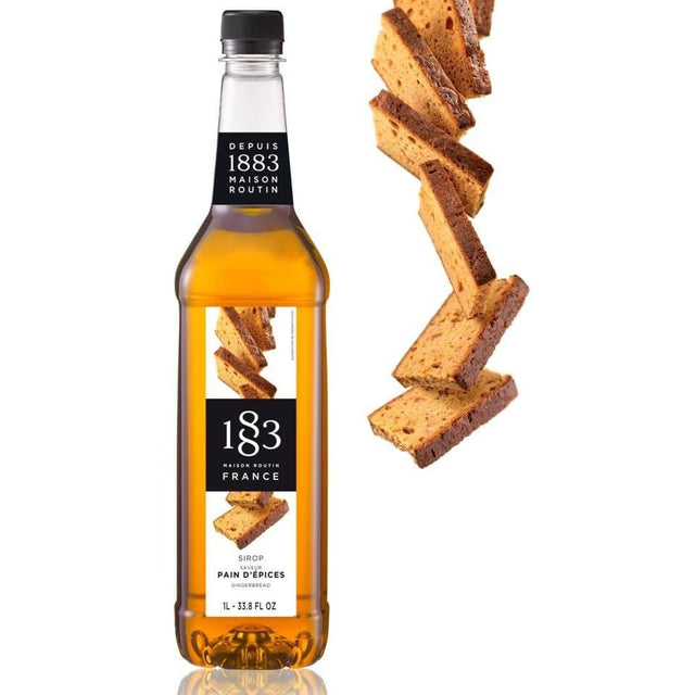 1883 Maison Routin Gingerbread Syrup | 1 Litre Plastic Bottle – A1 Coffee