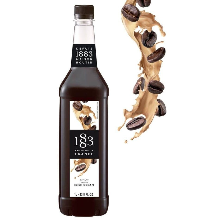 1883 Maison Routin Irish Cream Syrup | 1 Litre Plastic Bottle – A1 Coffee