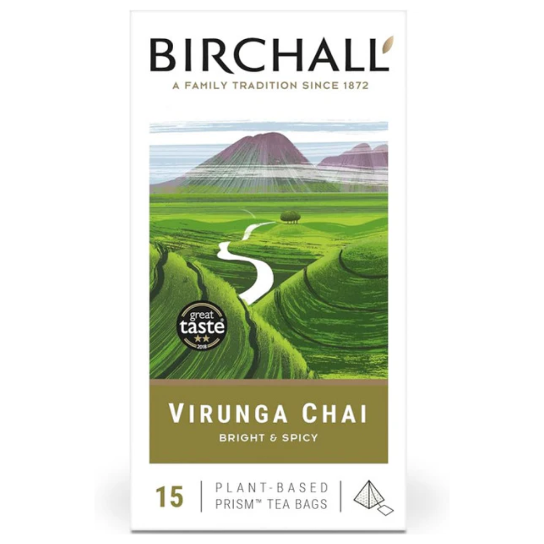 Birchall Virunga Chai Rainforest Prism Tea Bags | Box Of 15 – A1 Coffee