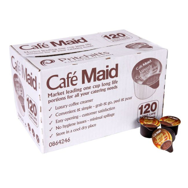 Cafe Maid Coffee Creamer Pots | 120 Long Life Cream Jiggers – A1 Coffee