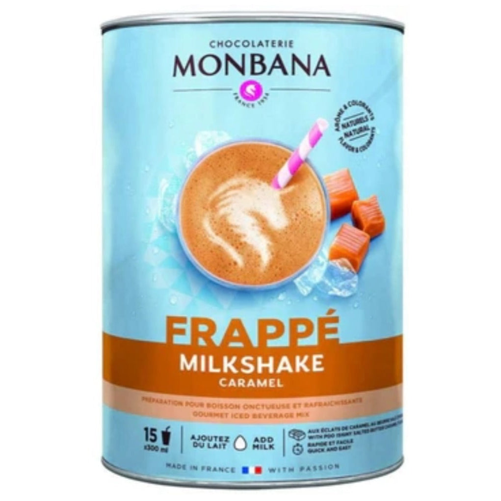 Monbana Premium Caramel Milkshake & Frappe Powder Tin | 1kg – A1 Coffee