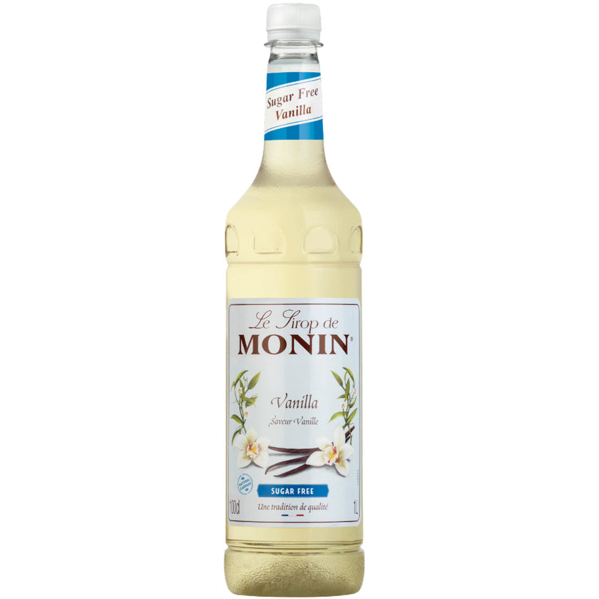 Monin Vanilla Sugar Free Syrup | 1 Litre Bottle – A1 Coffee