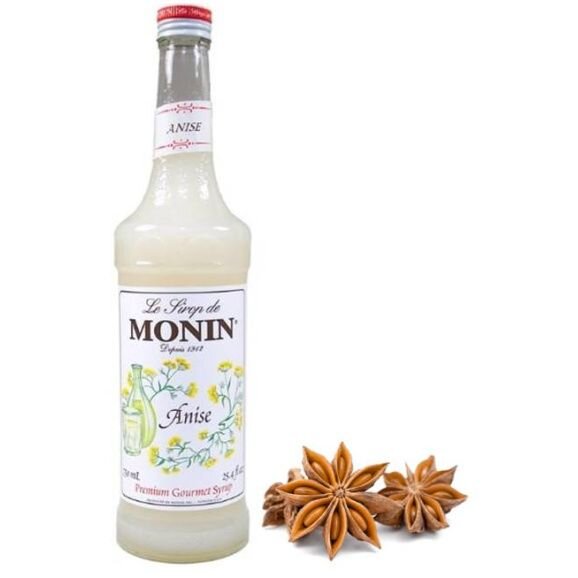 Monin Aniseed Syrup | 70cl Glass Bottle | A1 Coffee