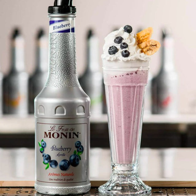 Monin Blueberry Fruit Puree Smoothies & Cocktails | 1 Litre Bottle – A1 ...