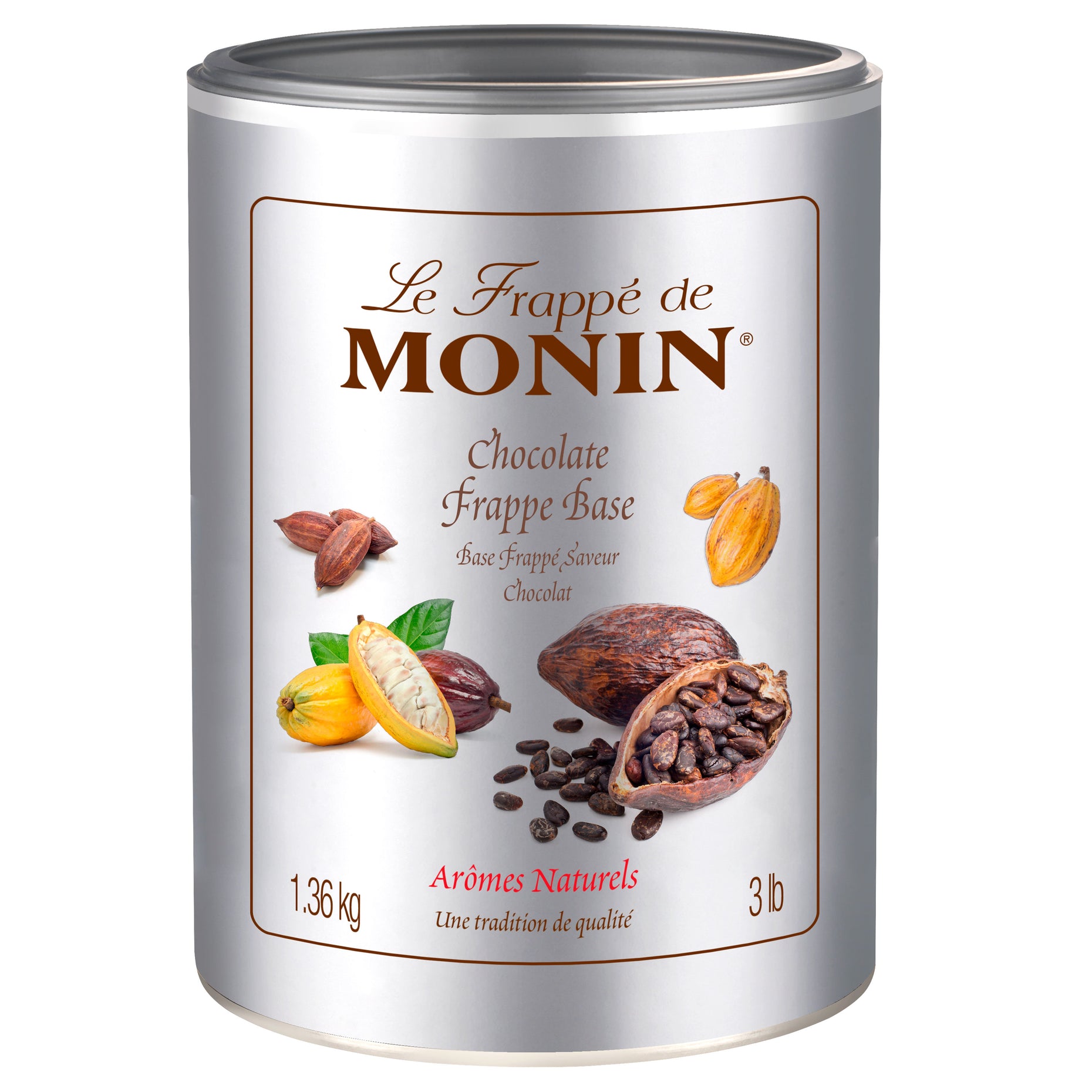 Monin Chocolate Frappe Powder | 1.36kg Tin | A1 Coffee