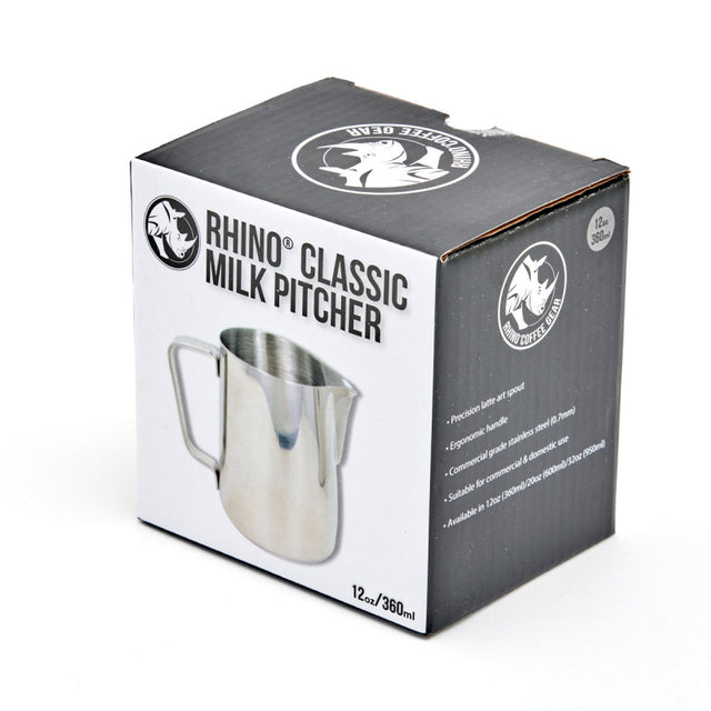 RHINO CLASSIC MILK PITCHER 350ML – A1 Coffee