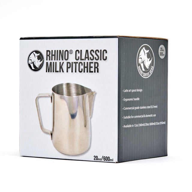 RHINO CLASSIC MILK PITCHER 600ML – A1 Coffee