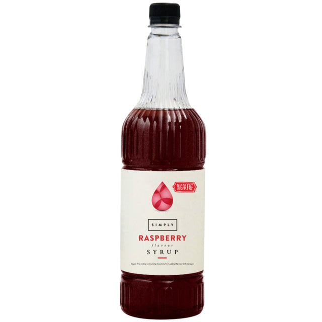 Simply Raspberry Sugar Free Syrup | 1 Litre Bottle – A1 Coffee