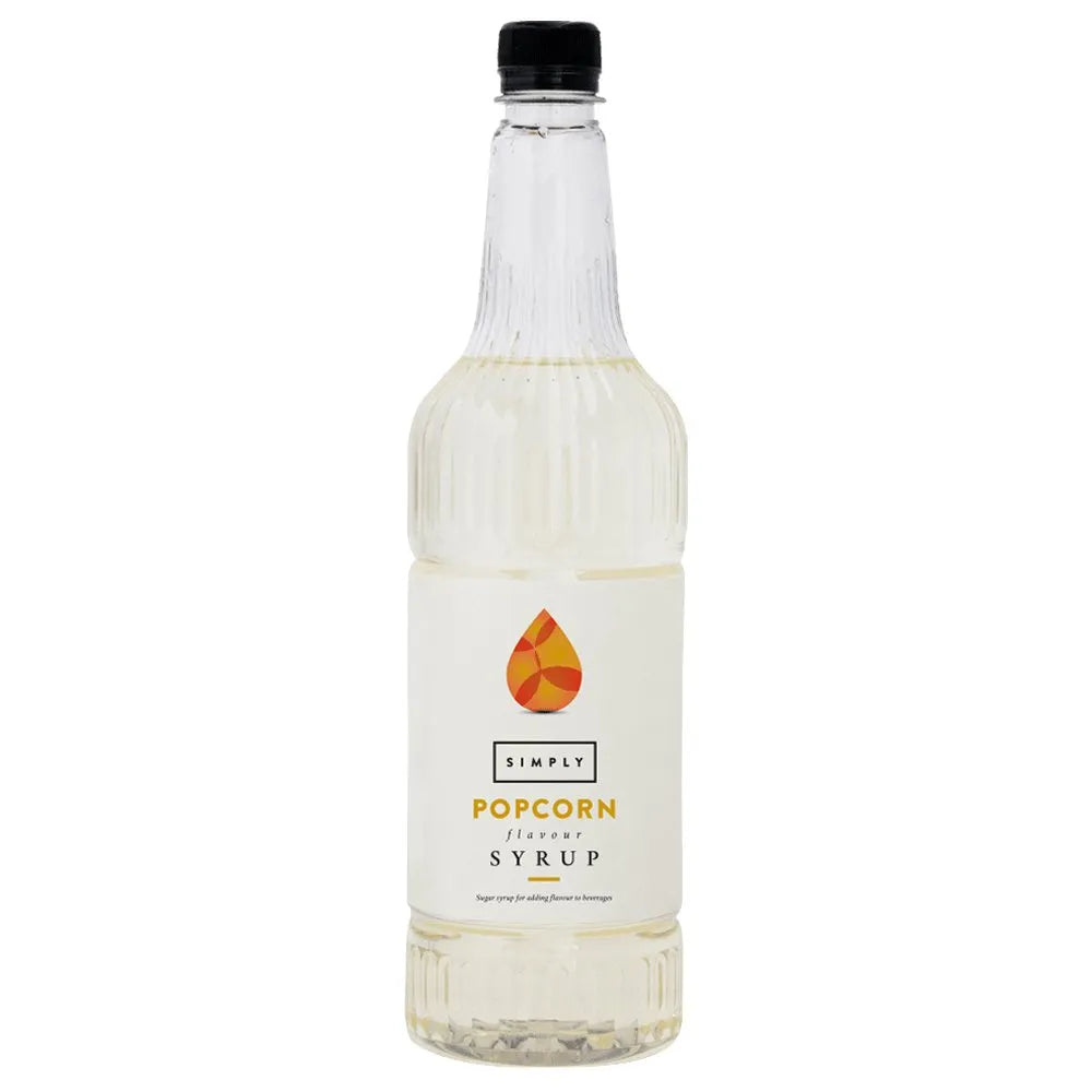 Simply Popcorn Syrup | 1 Litre Coffee Syrups – A1 Coffee