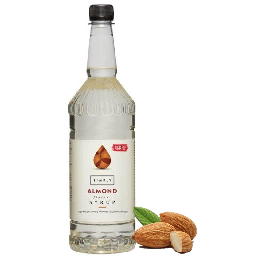 Simply Almond Sugar Free Syrup | 1 Litre – A1 Coffee
