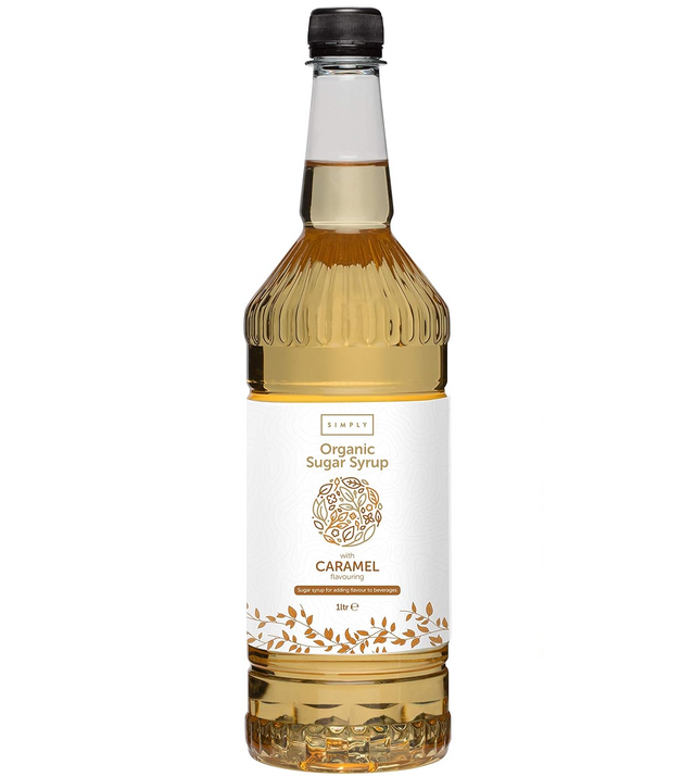 Simply Organic Caramel Flavour Syrup | 1 Litre Coffee Syrups – A1 Coffee