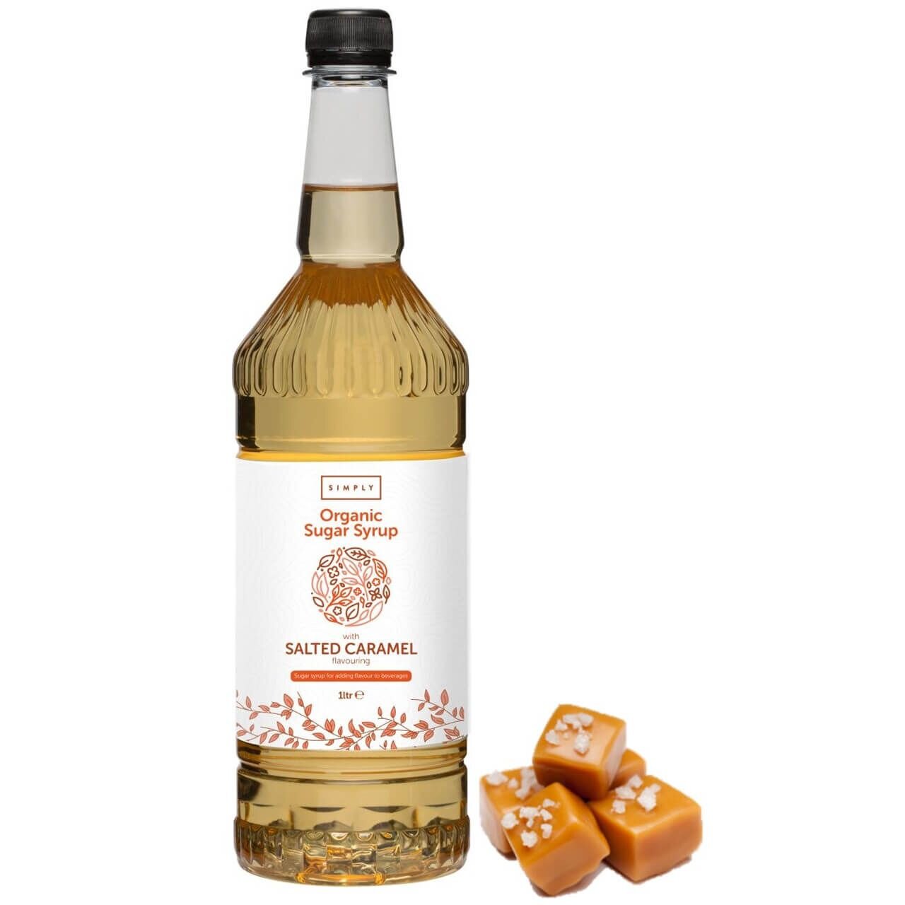 Simply Organic Salted Caramel Flavour Syrup | 1 Litre – A1 Coffee