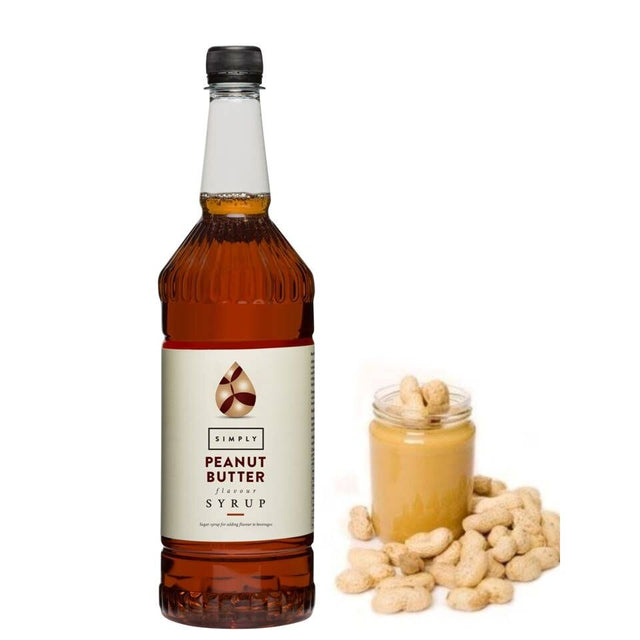 Simply Peanut Butter Syrup | 1 Litre Bottle | A1 Coffee