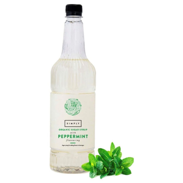 Simply Organic Peppermint Syrup | 1 Litre Bottle – A1 Coffee