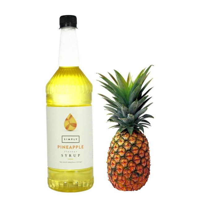 Simply Pineapple Syrup | 1 Litre Bottle | A1 Coffee