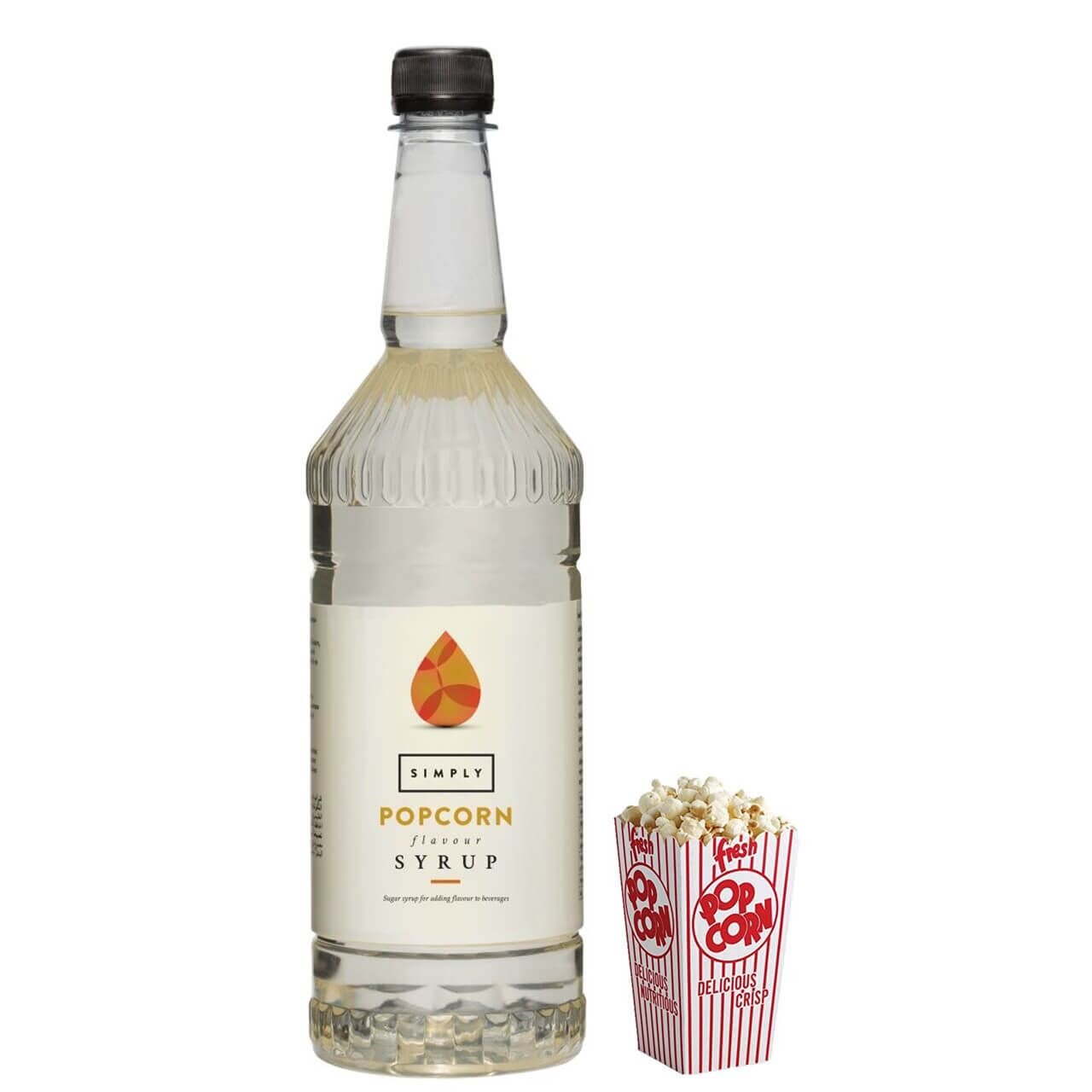 Simply Popcorn Syrup | 1 Litre Coffee Syrups – A1 Coffee