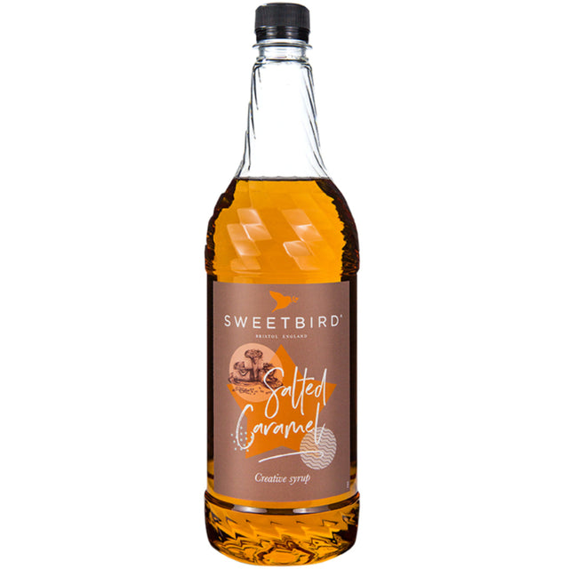 Sweetbird Salted Caramel Syrup Coffee Syrup | 1 Litre Bottle – A1 Coffee