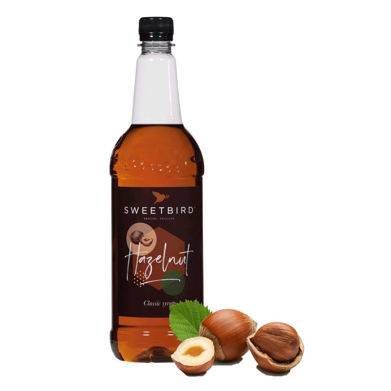 Sweetbird Hazelnut Syrup | 1 Litre Bottle | A1 Coffee