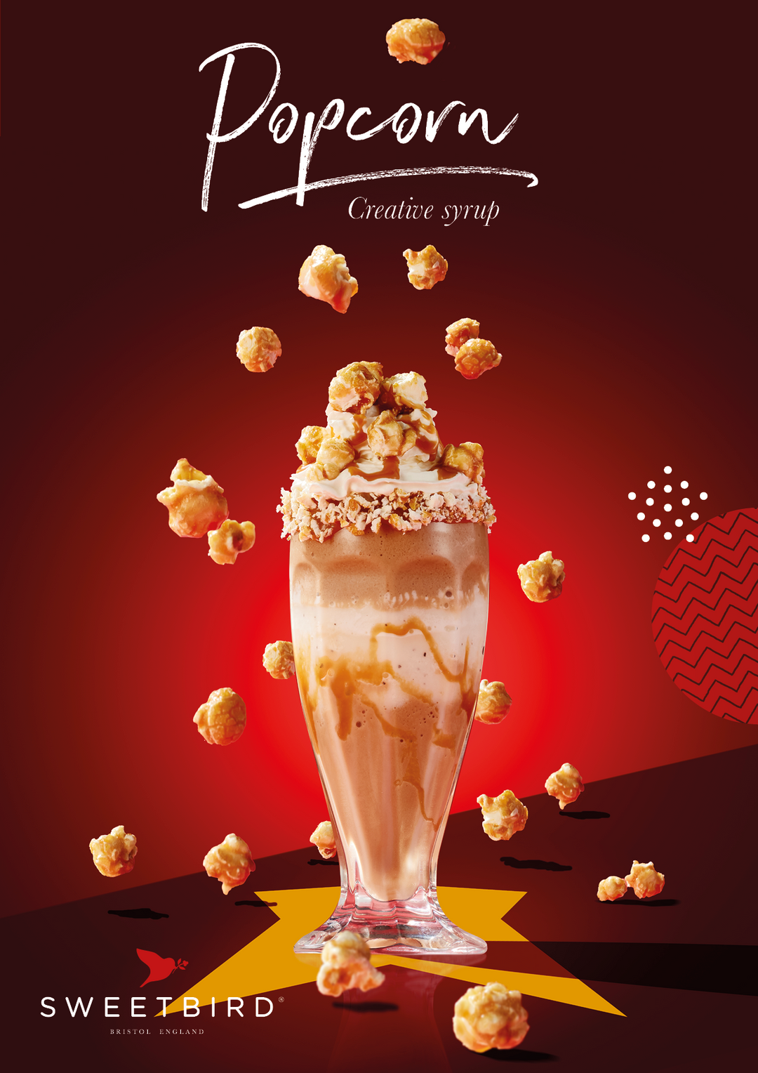 Sweetbird Popcorn Syrup | 1 Litre Coffee Syrups – A1 Coffee