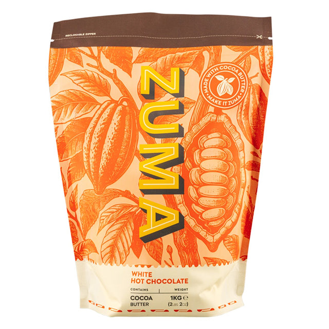Zuma White Hot Chocolate Powder | 8 x 1kg Bags – A1 Coffee