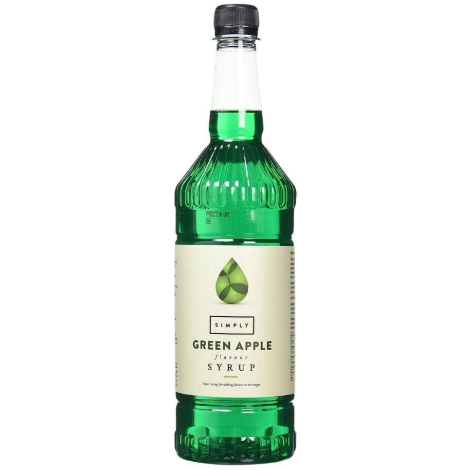 Simply Green Apple Syrup | 1 Litre | A1 Coffee