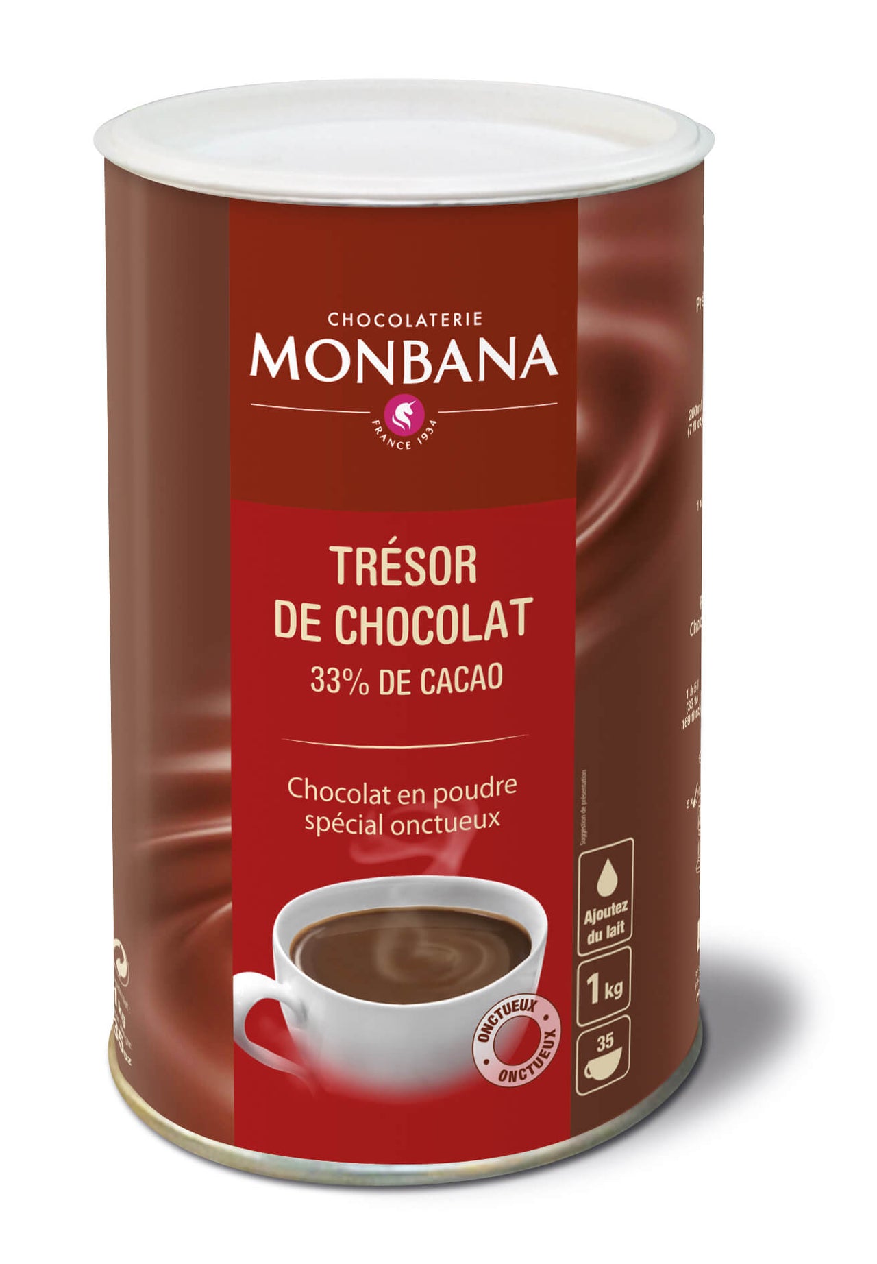 Monbana Tresor de Chocolat | 1kg Tin | A1 Coffee